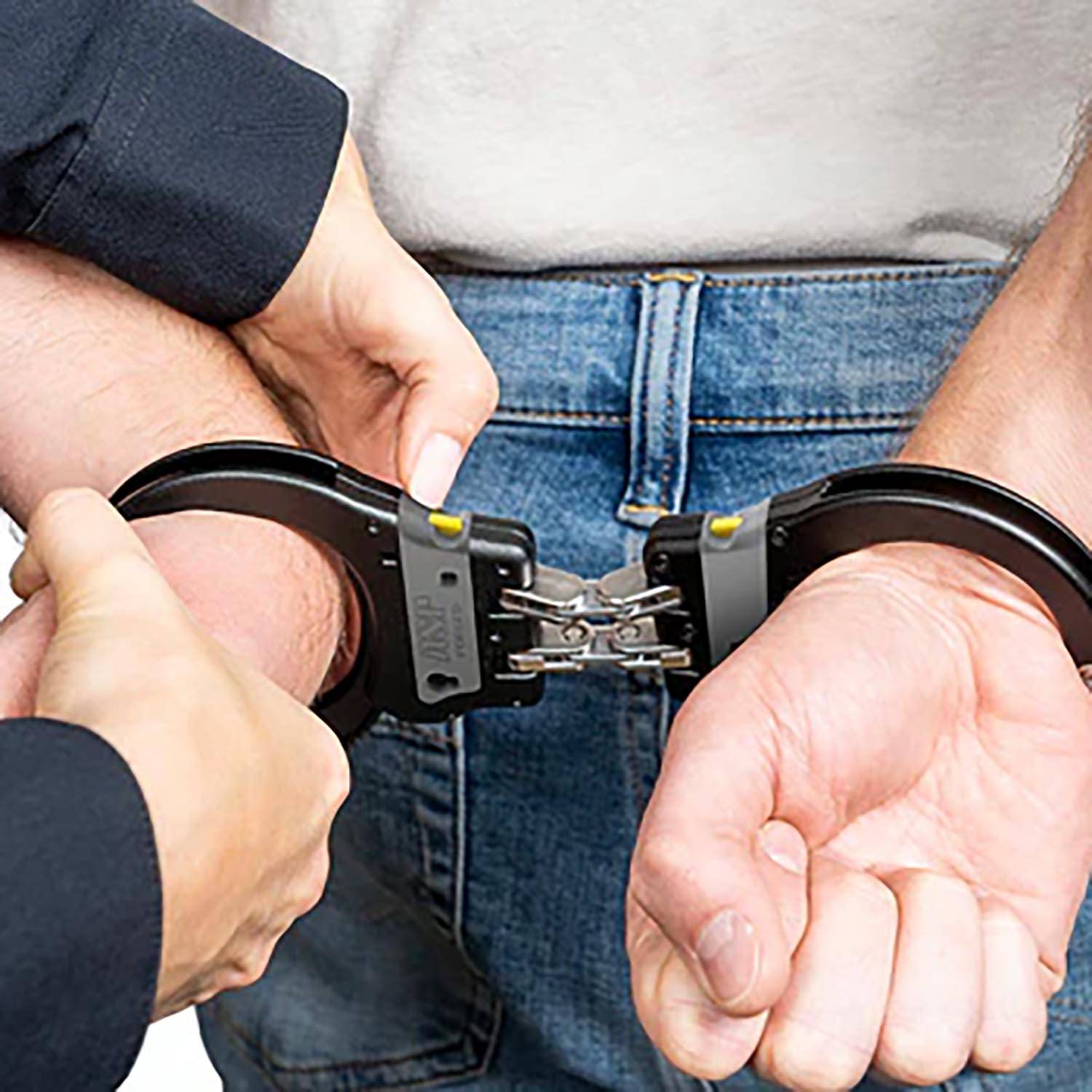 ASP Ultra Plus Hinge Identifier Handcuffs, Steel Bow | Galls