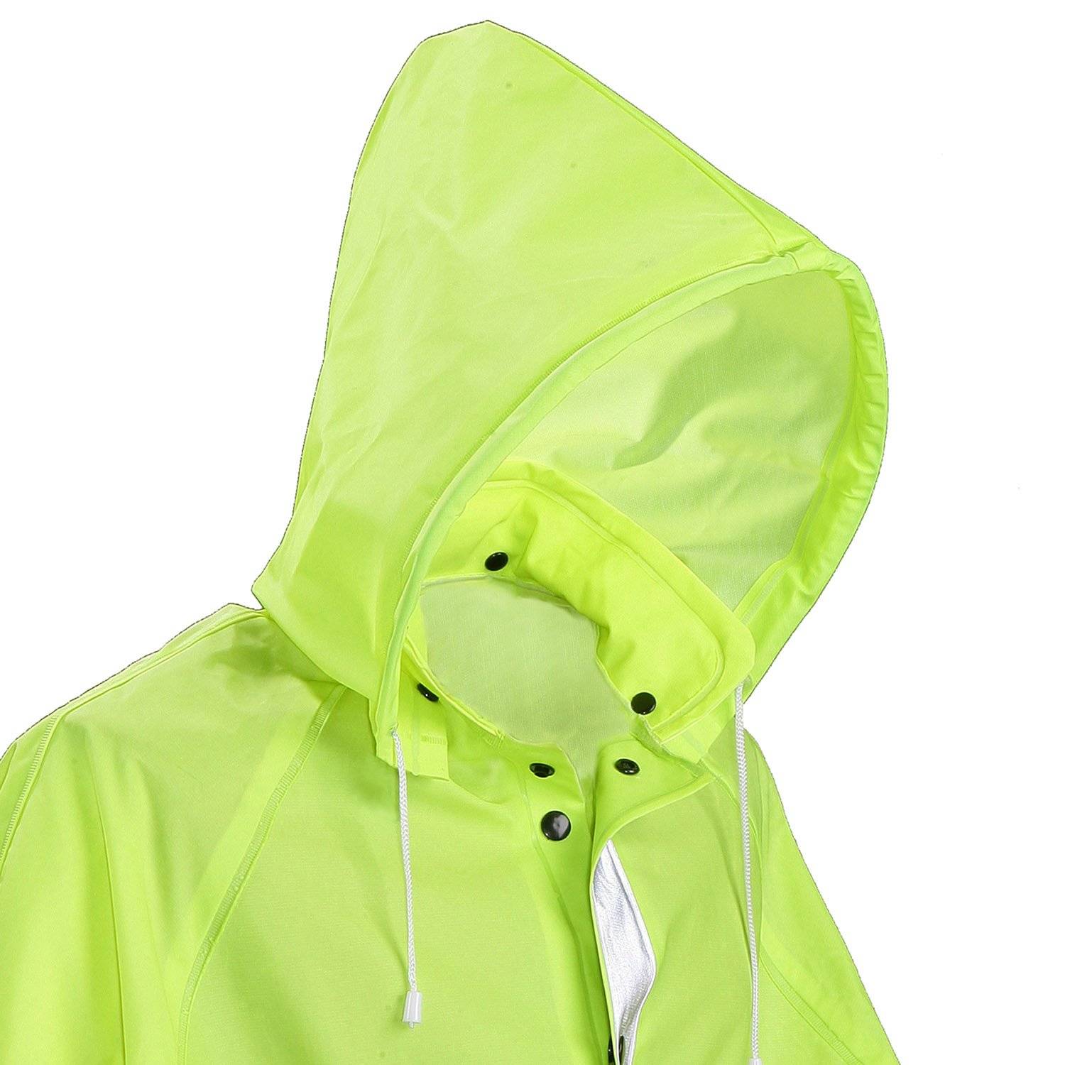 Neese PVC Vinyl Raincoat | Lime Green Police Raincoat