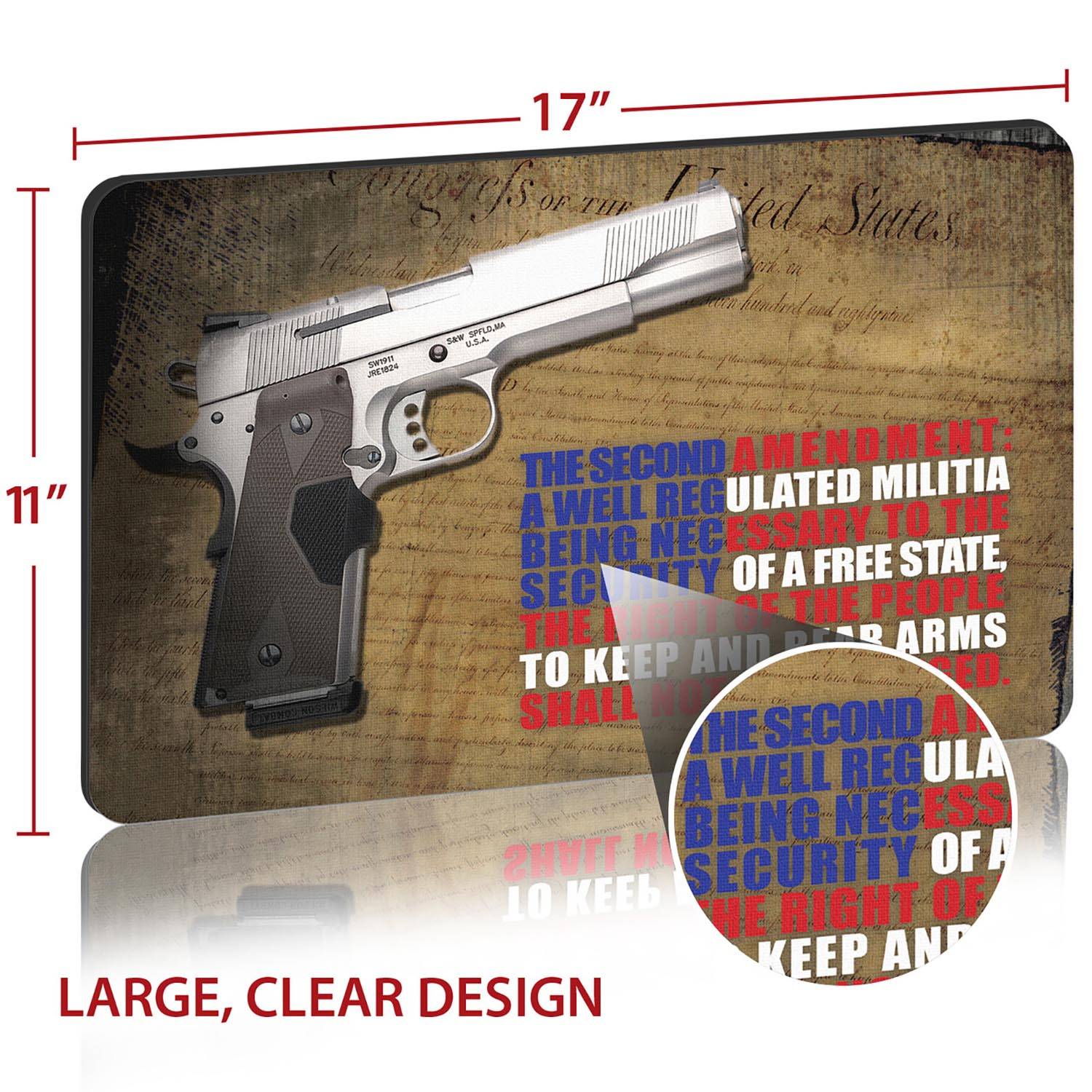 TekMat 2nd Amendment Gun Cleaning Mat 17" | Galls