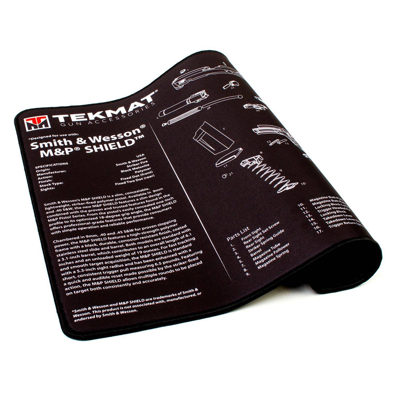 TekMat Smith & Wesson M&P Shield Ultra Premium Mat | Galls