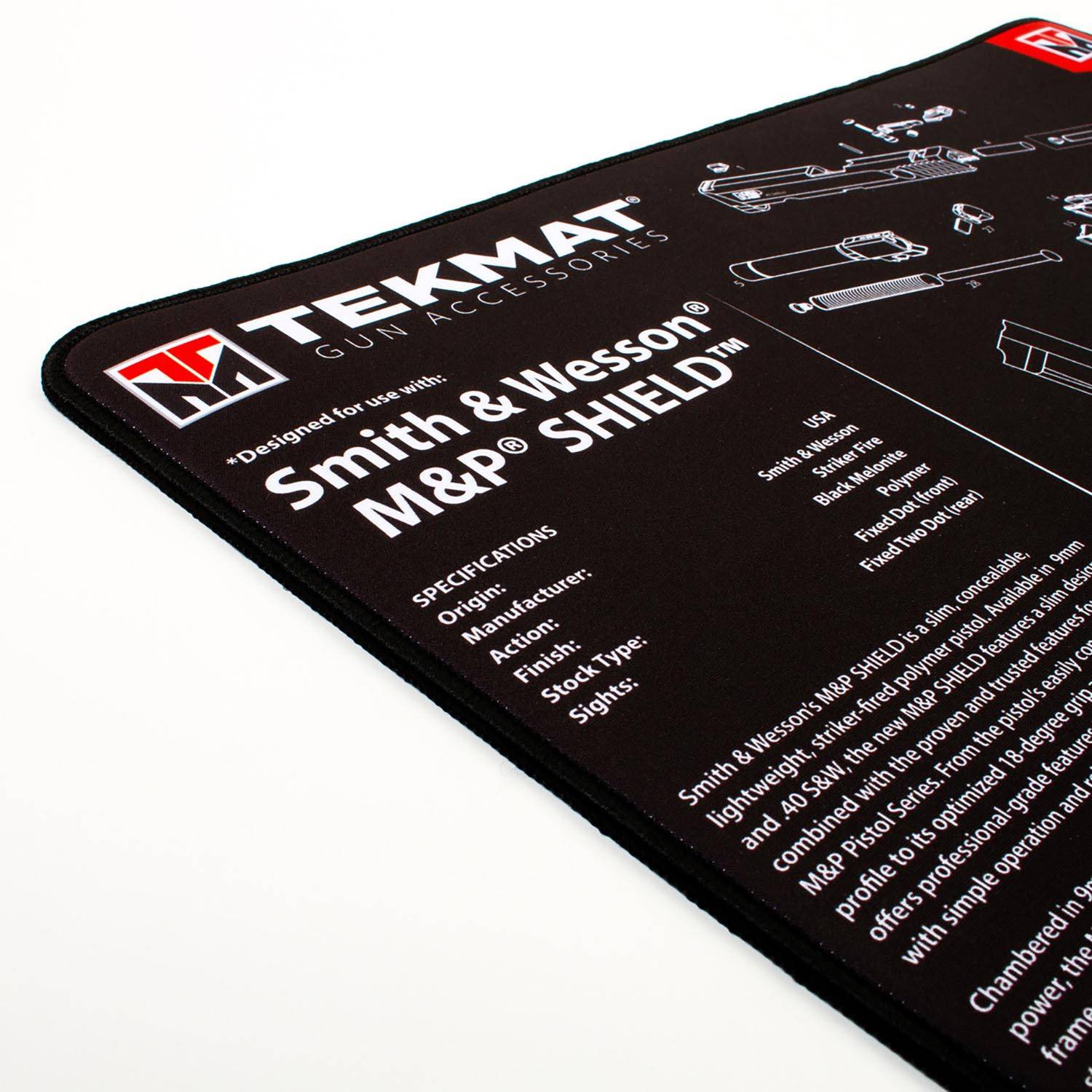 TekMat Ultra S&W M&P Shield Gun Mat 20" | Galls
