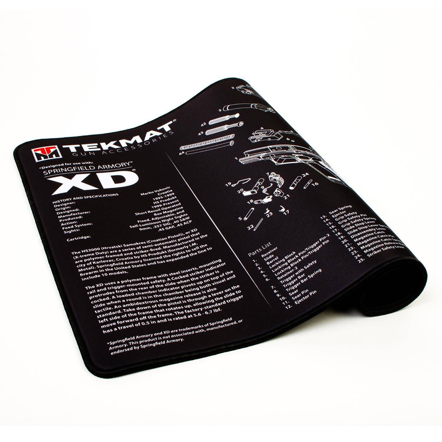 Springfield Armory XD Ultra Premium Gun Cleaning Mat | Galls