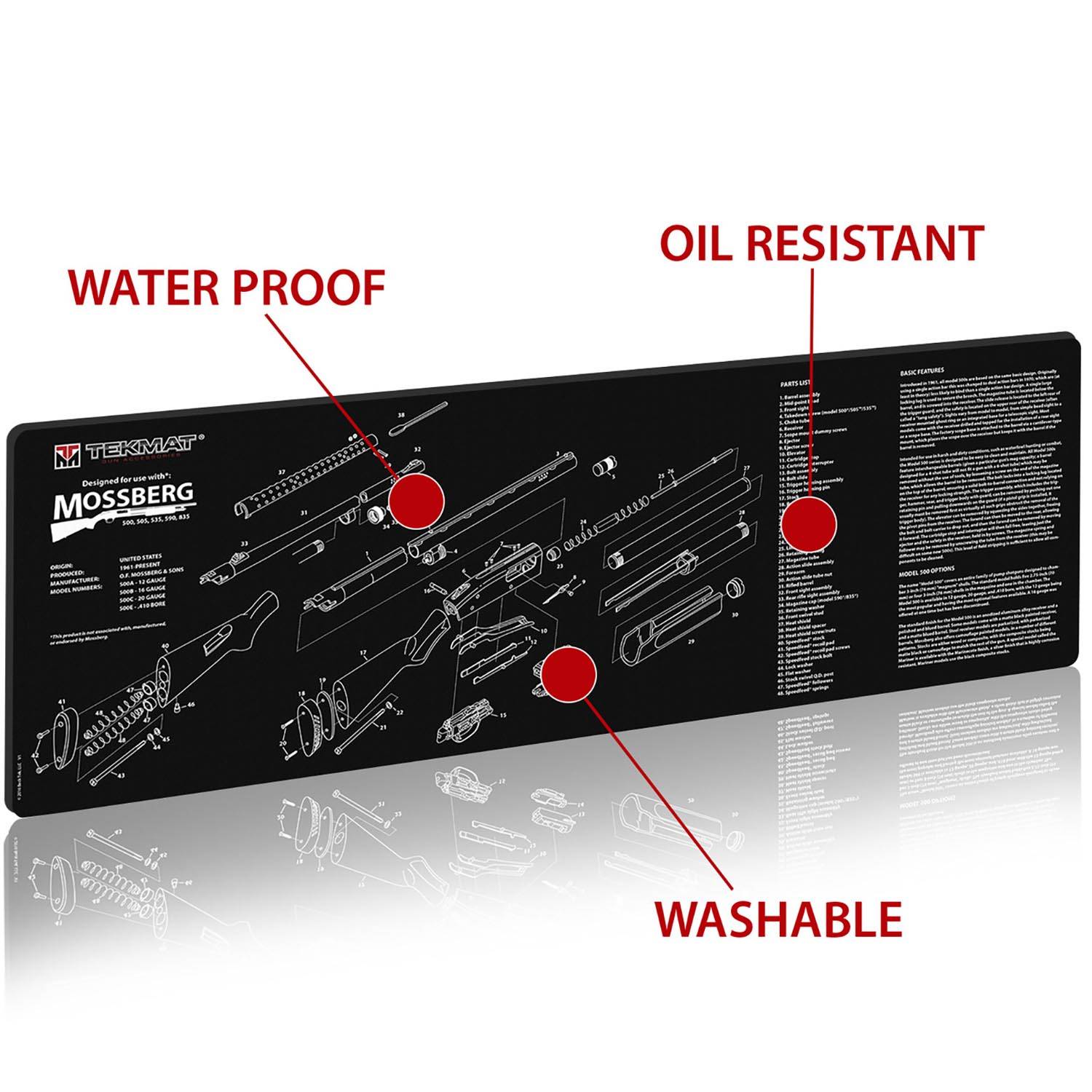 TekMat Mossberg Shotgun Gun Cleaning Mat 36" | Galls