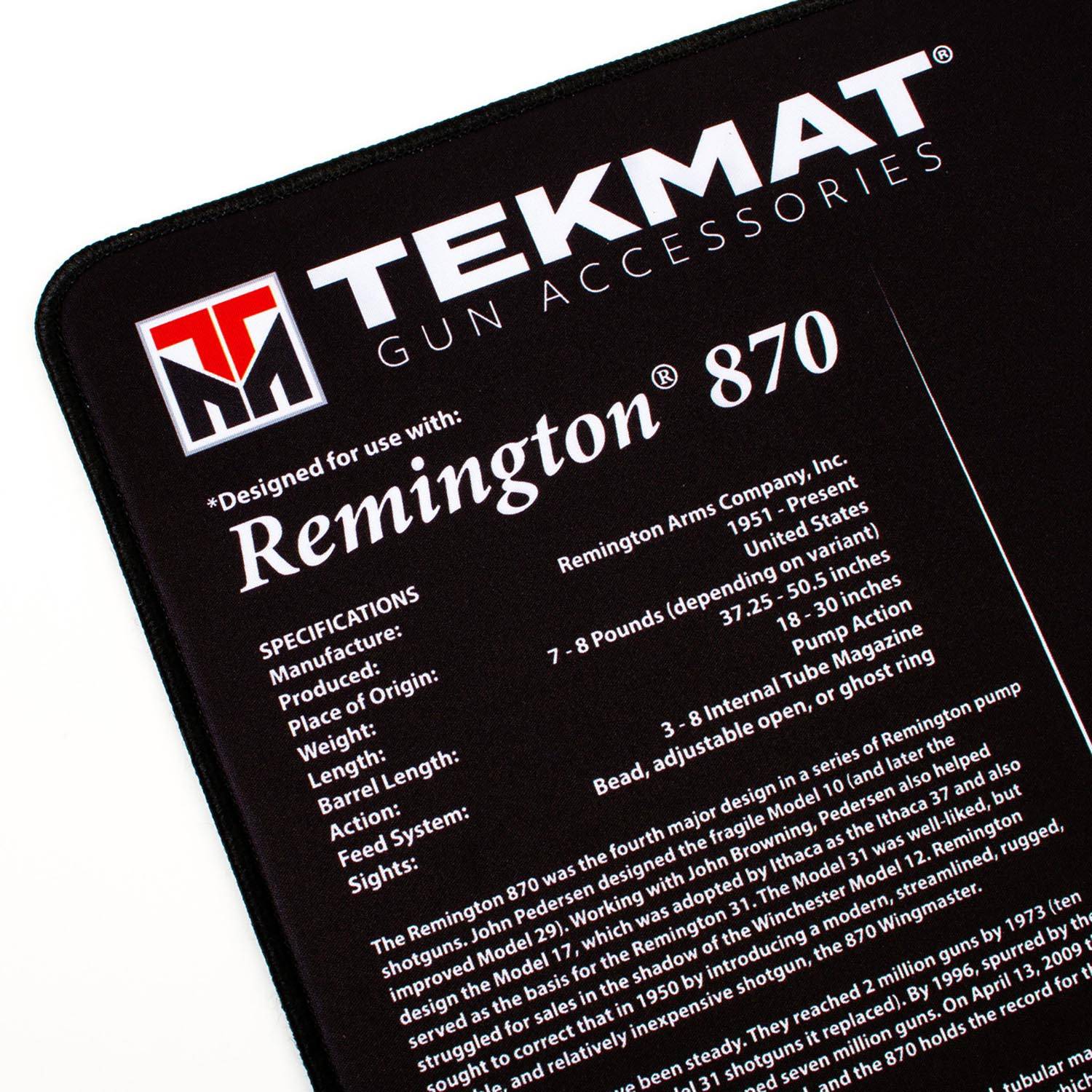 TekMat Ultra Remington 870 Gun Cleaning Mat 44" | Galls