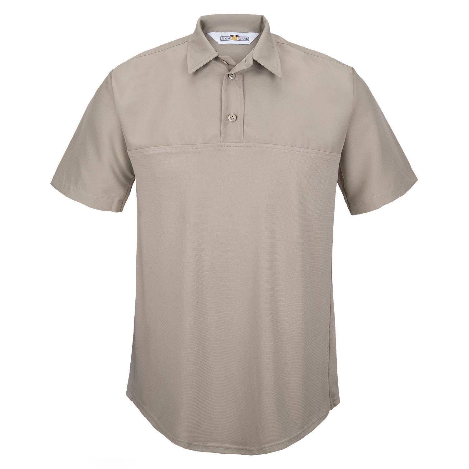 Flying Cross Men's Short Sleeve Polyester Hybrid Performance