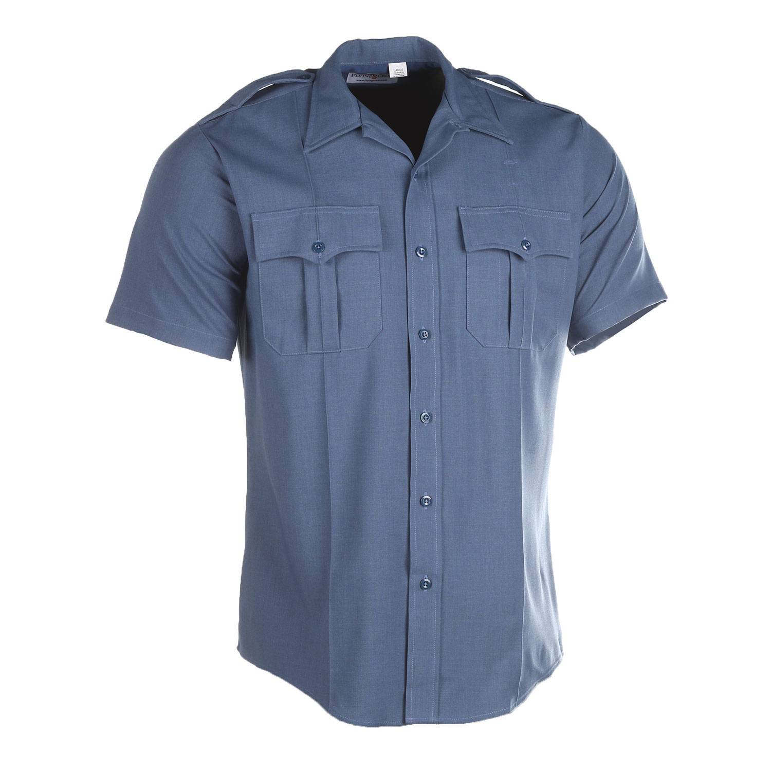 Flying Cross Men's Deluxe Tropical Weave Short Sleeve Shirt