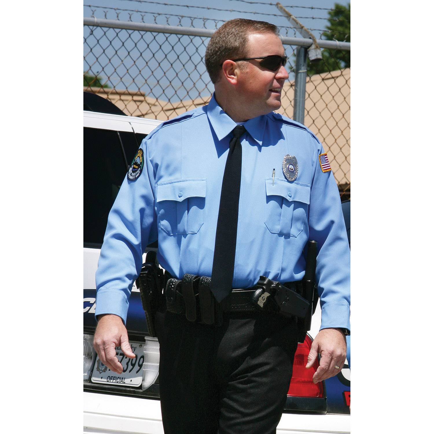 DutyPro Long Sleeve Polyester Solid Men's Shirt