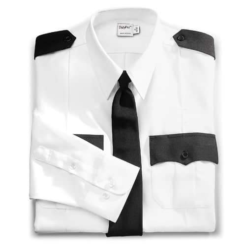 DutyPro Two-Tone Long Sleeve Polyester Uniform Shirt