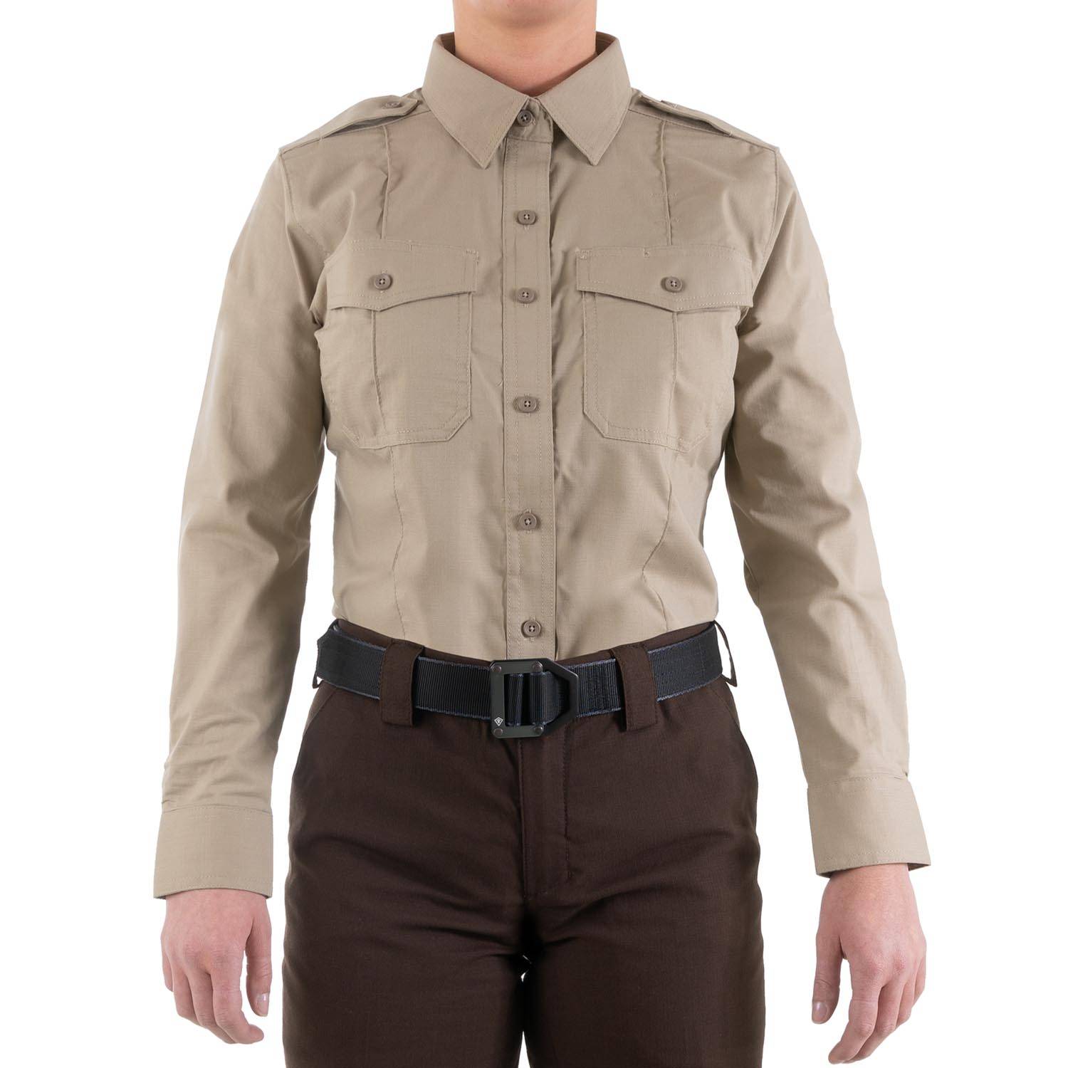 First Tactical Women's Long Sleeve Pro Duty Uniform Shirt