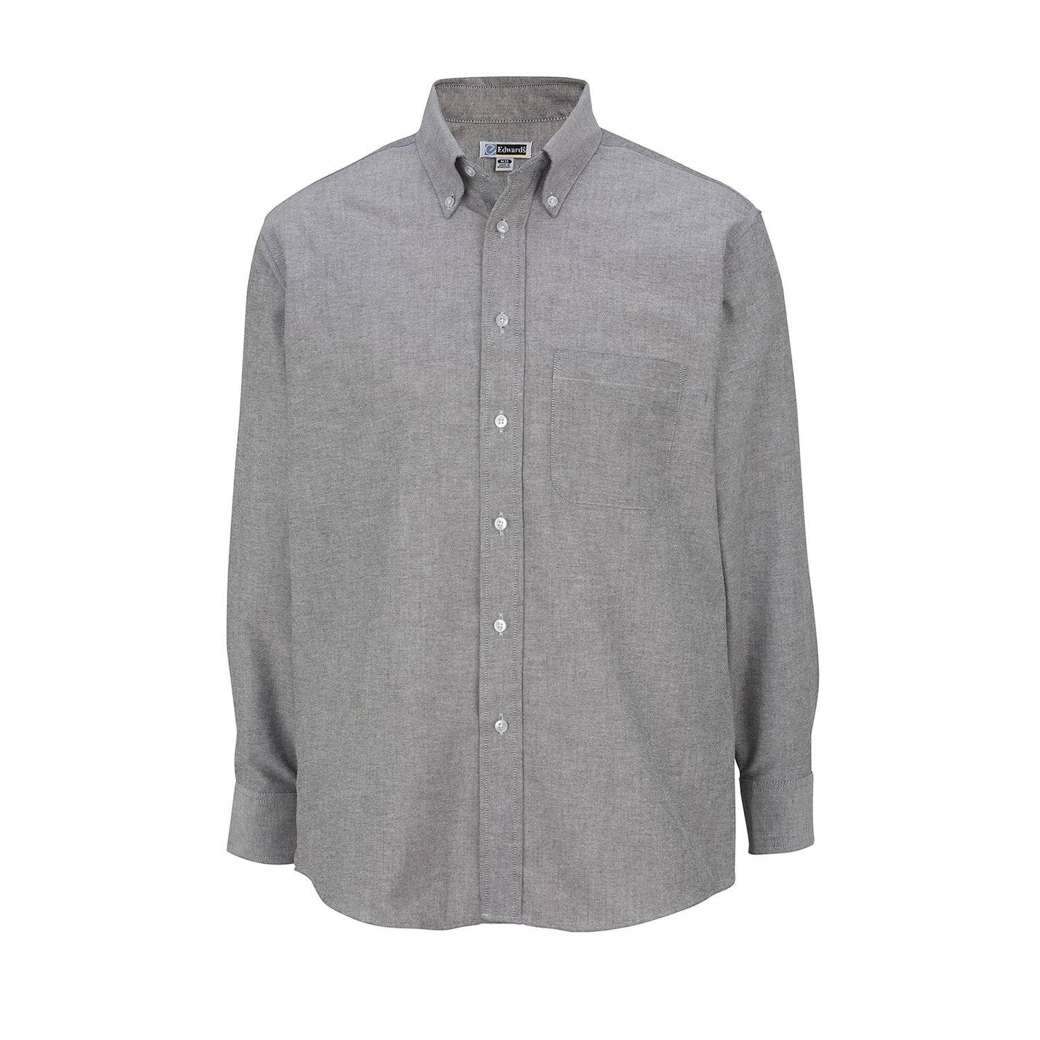 Edwards Men's Long Sleeve Button Down Oxford Shirt