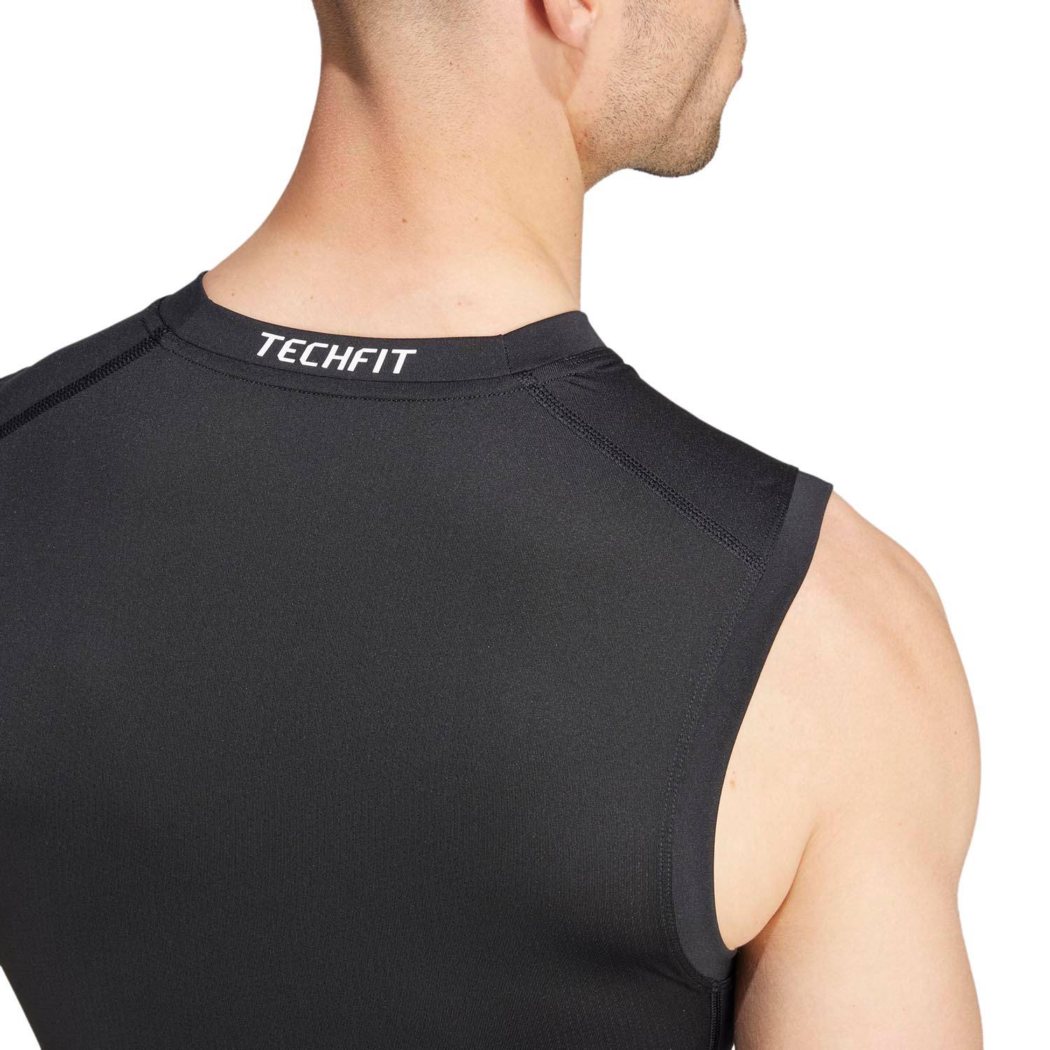 Adidas Men's TechFit Compression Sleeveless T-Shirt | Galls