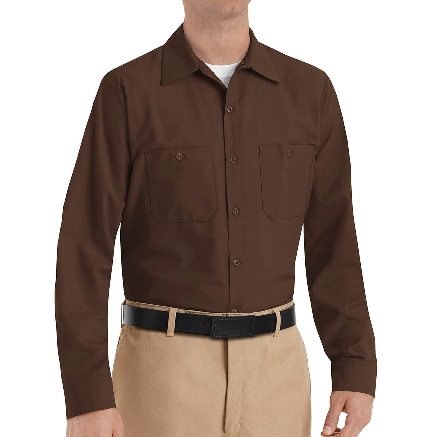 Red Kap Poly Cotton Long Sleeve Work Shirt