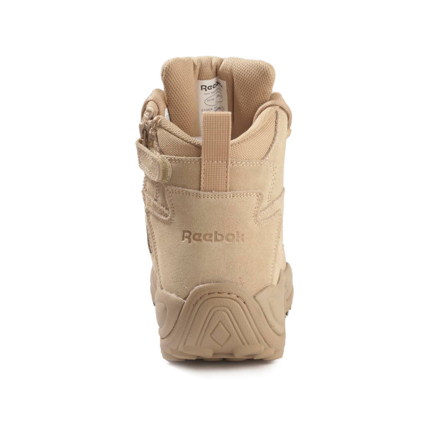 Reebok 6" Rapid Response Side Zip Boot | Tan Duty Boots