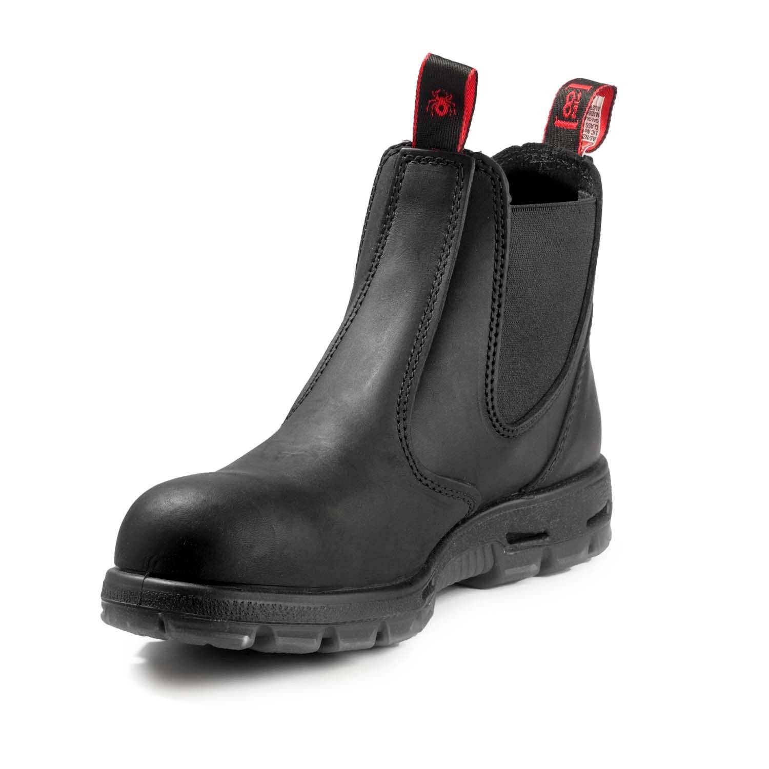 Redback Black Redback USBBK Slip On Steel Toe Boot