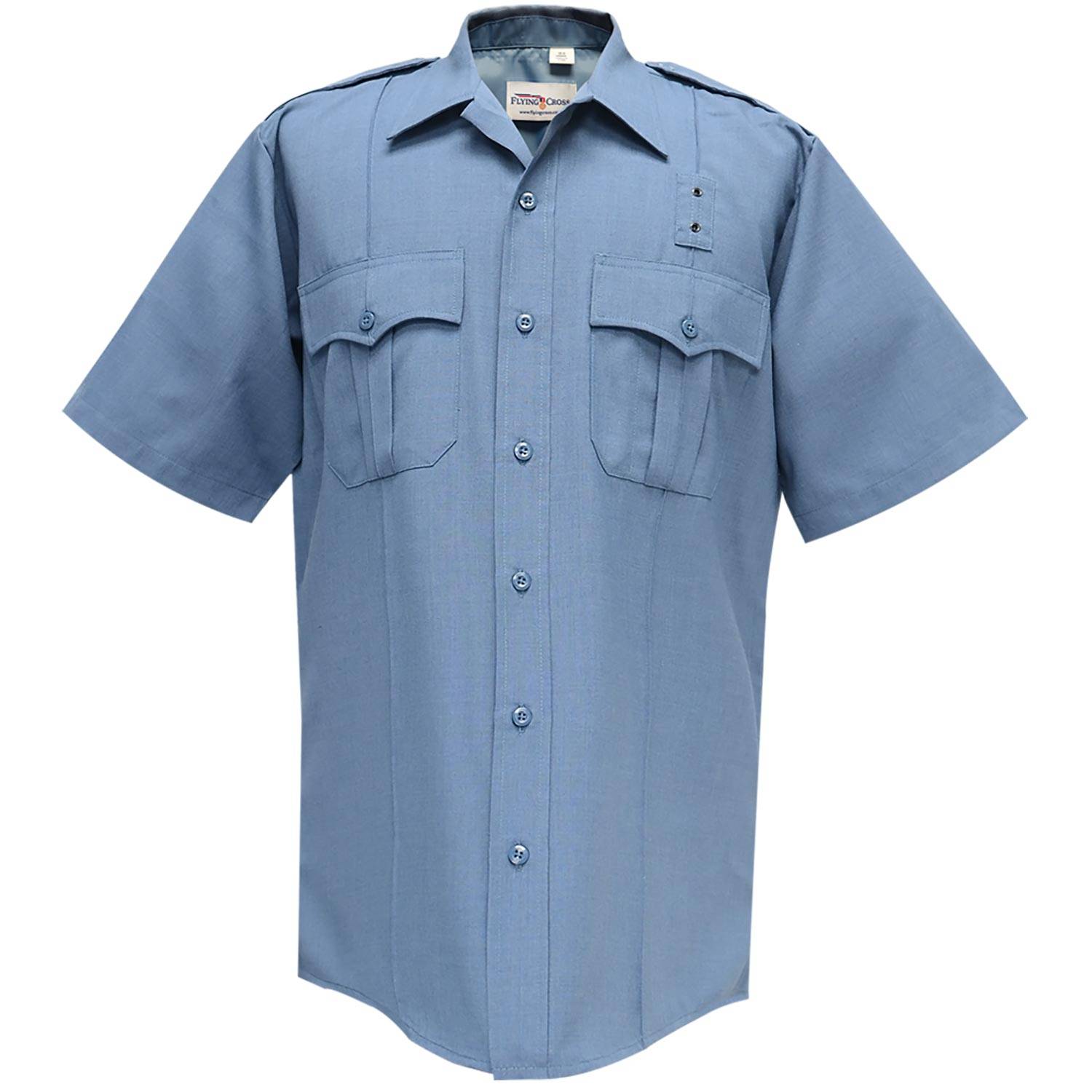 Flying Cross Men's Justice Poly-Wool Short Sleeve Shirt