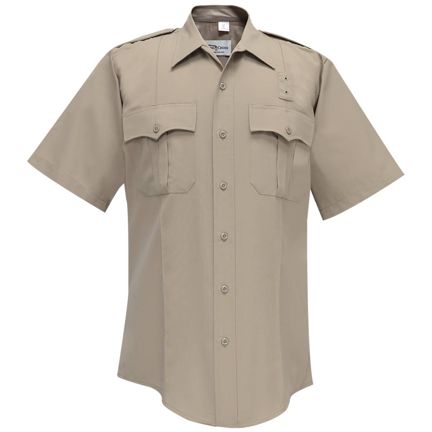 Flying Cross Men's Justice Poly-Wool Short Sleeve Shirt