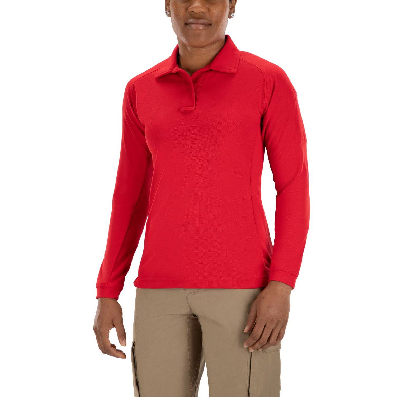 Vertx Women's Long Sleeve Action Polo with Coldblack
