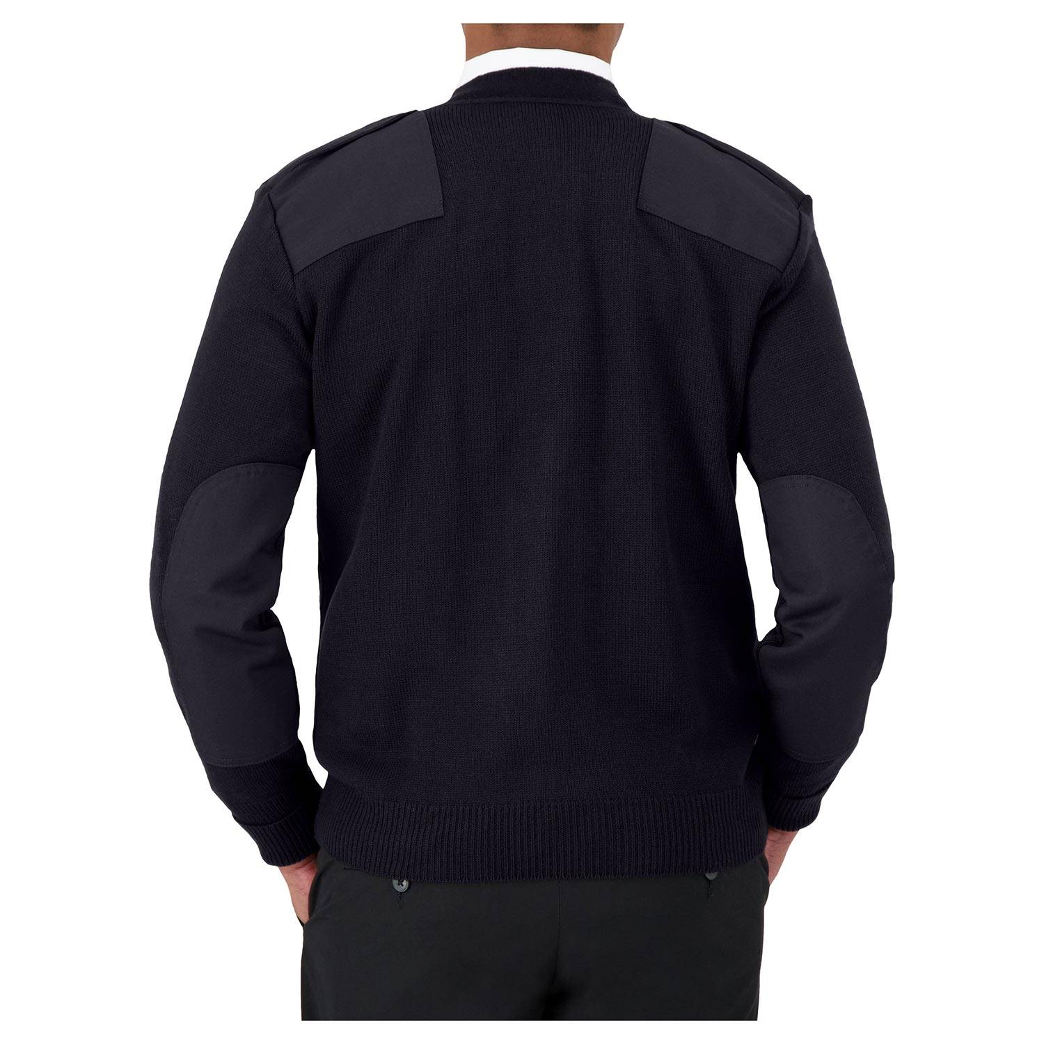 Cobmex V-Neck Zip Front "Commando" Sweater | Galls
