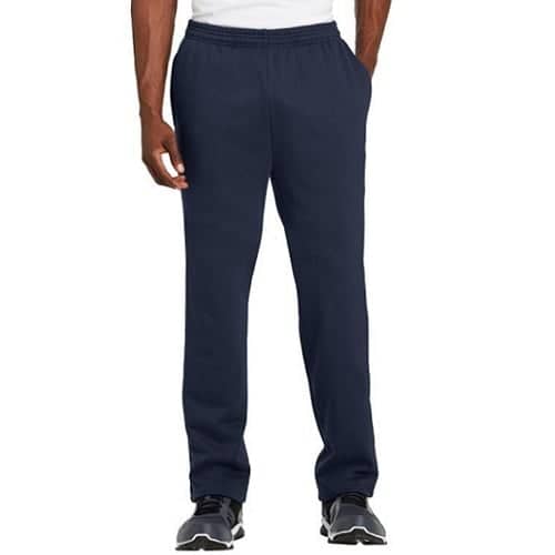 Sport-Tek Men's Cotton/Poly Open Bottom Sweatpants
