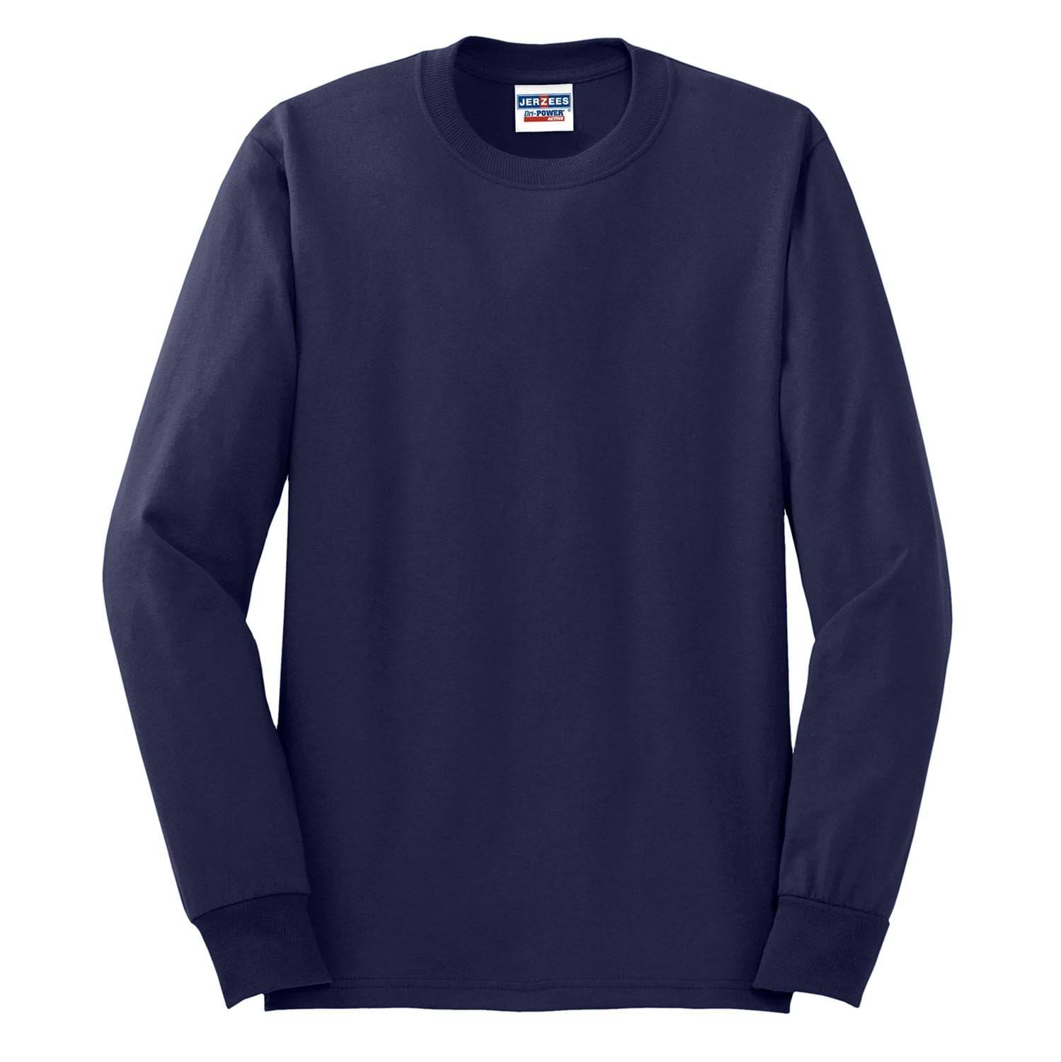 Jerzees 50/50 Cotton/Polyester Long Sleeve T-Shirt | Galls
