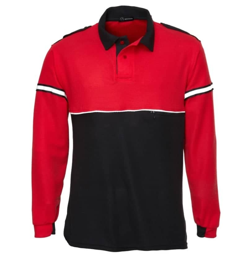 MOCEAN LONG SLEEVE TWO TONE COLORED BIKE POLO