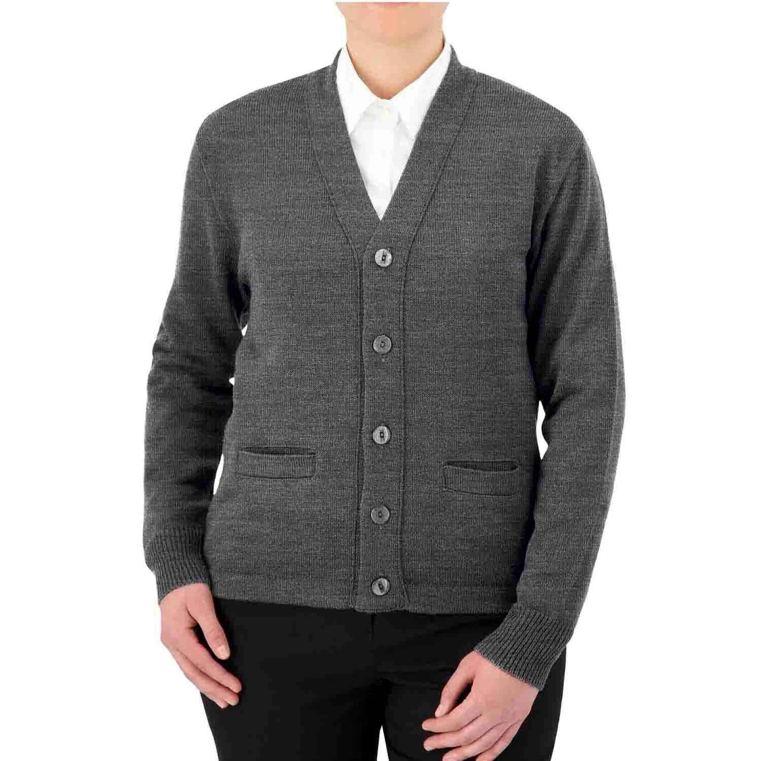Cobmex Unisex V-Neck Long Sleeve Button Front Cardigan