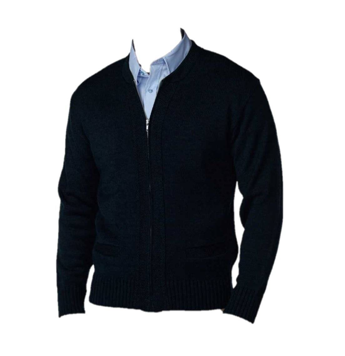 A+ Career Apparel Unisex Heavyweight Zip-Front Crewneck Card