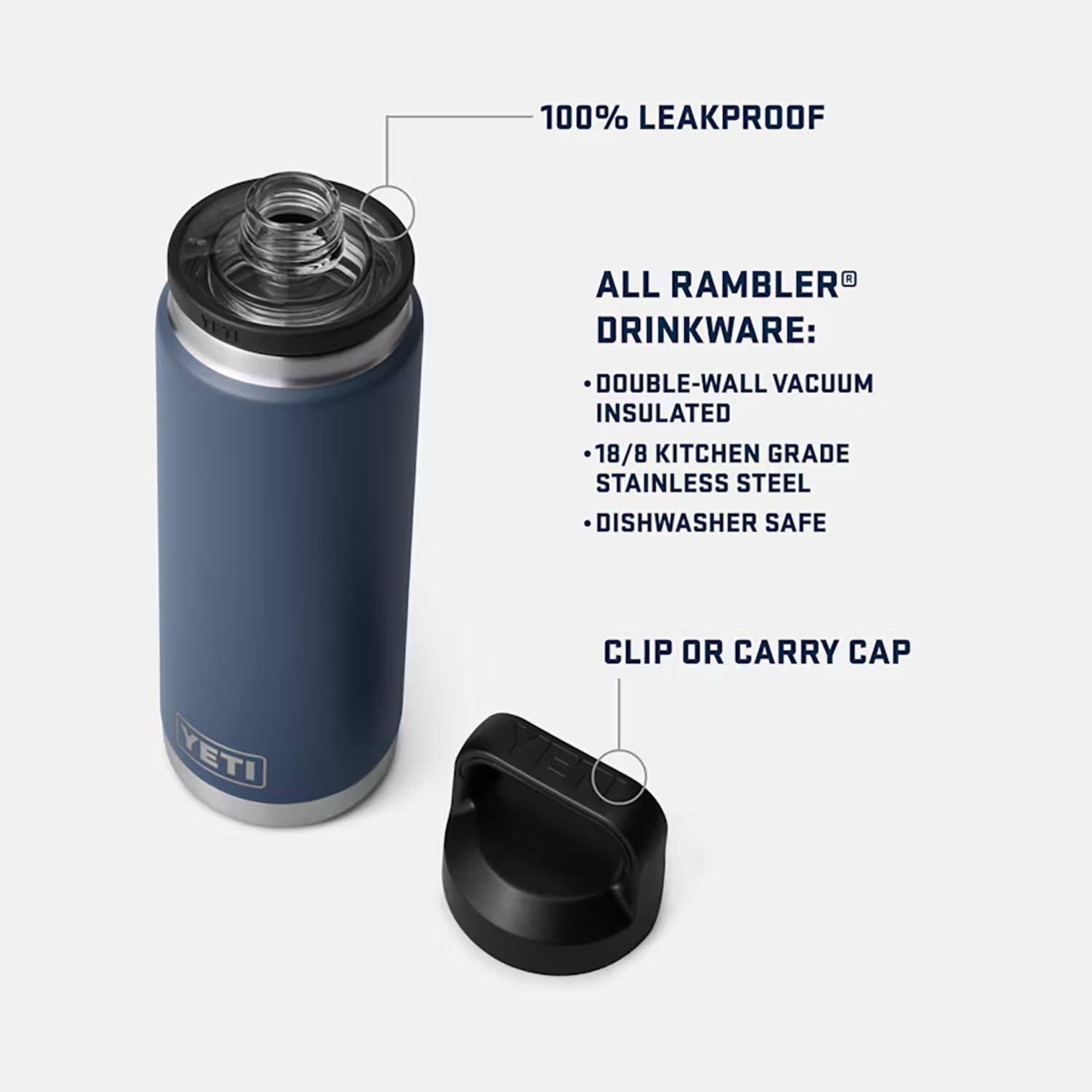 YETI Rambler 26 oz Water Bottle with Chug Cap