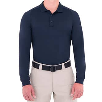 First Tactical Men's Long Sleeve Performance Polo