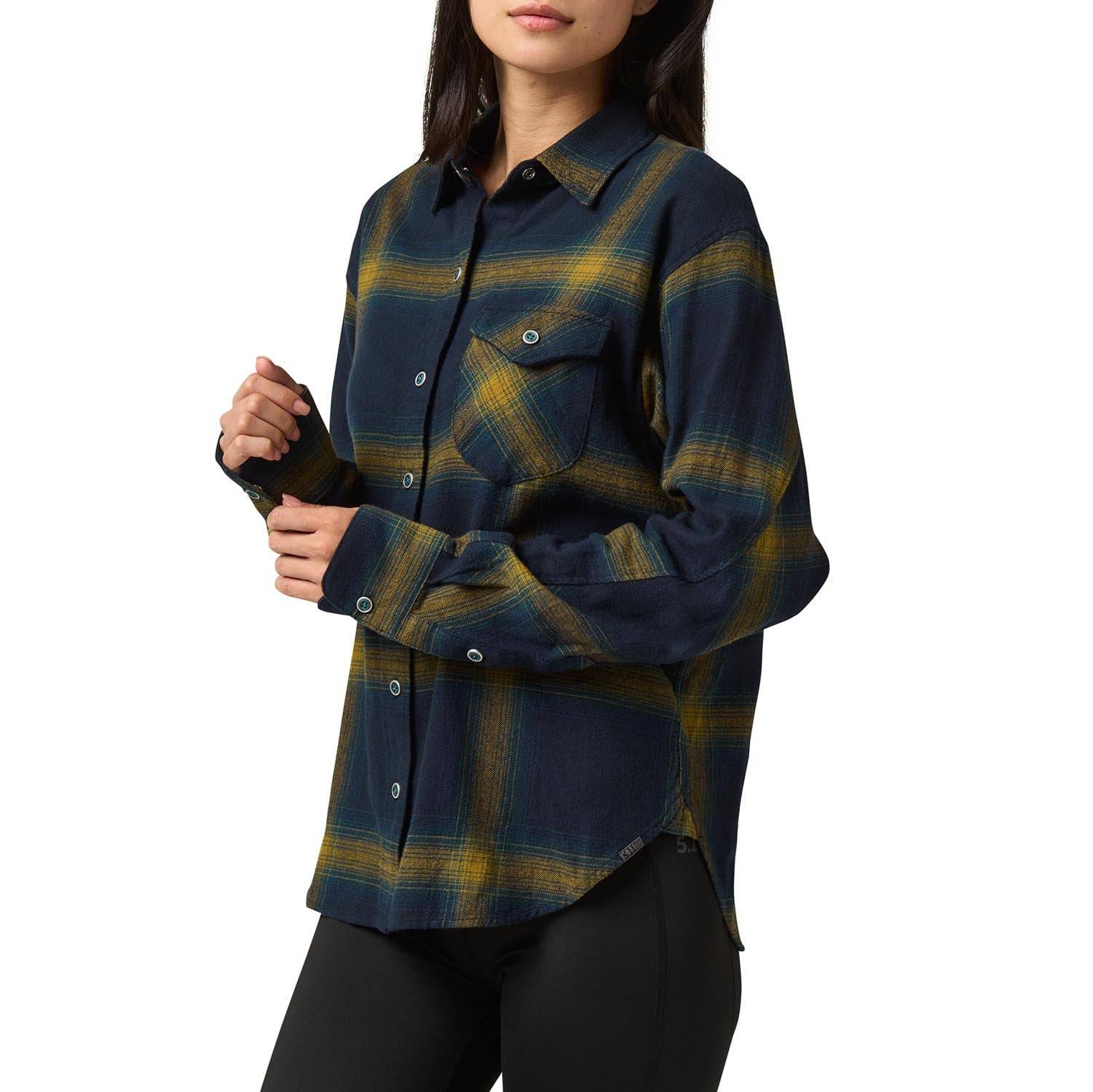 5.11 Tactical Brianna Plaid Flannel Long Sleeve Shirt