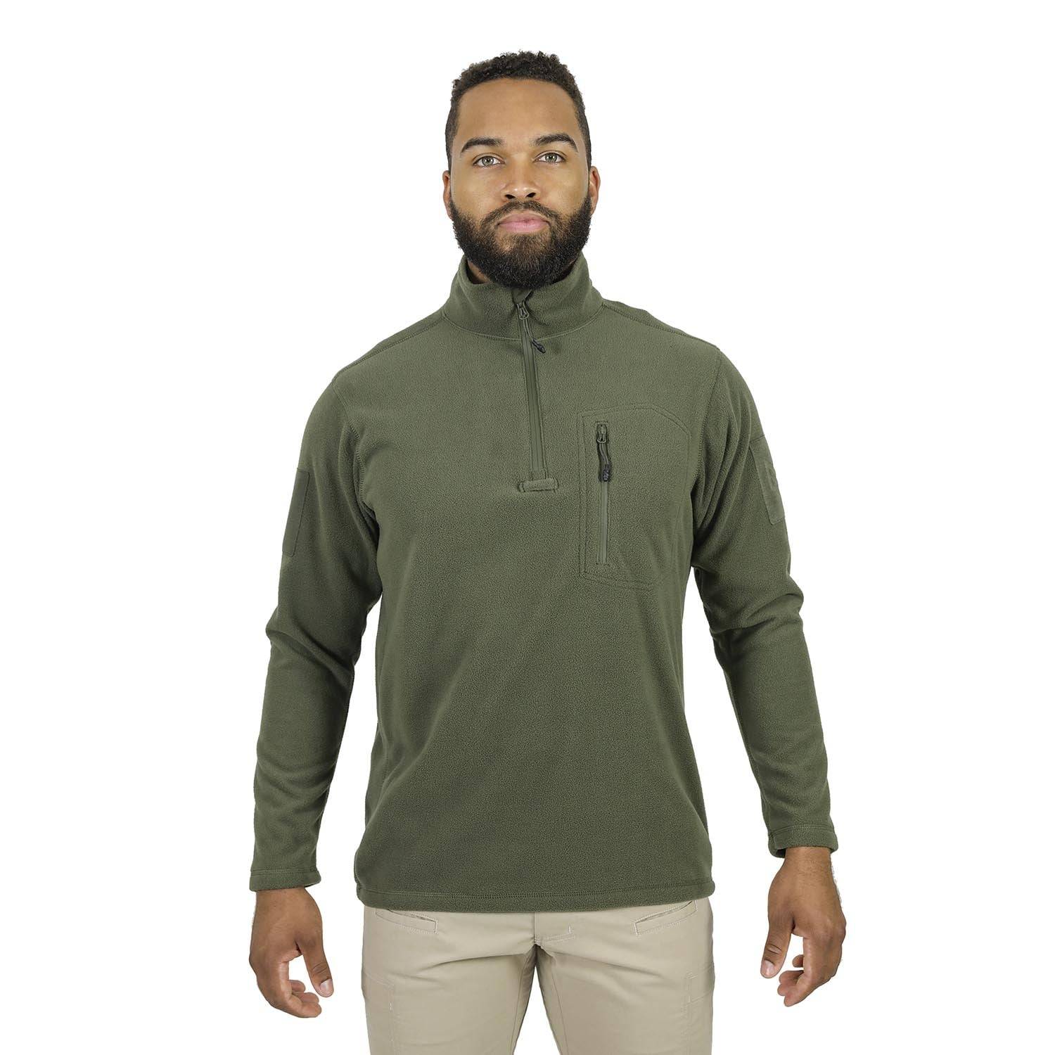 Mission Made Men's Quarter Zip Fleece Pullover