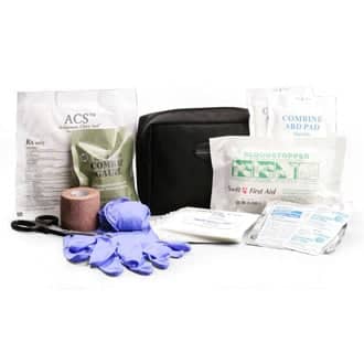 Dyna Med MOLLE Pouch Gunshot Trauma Kit w/ QuikClot Gauze