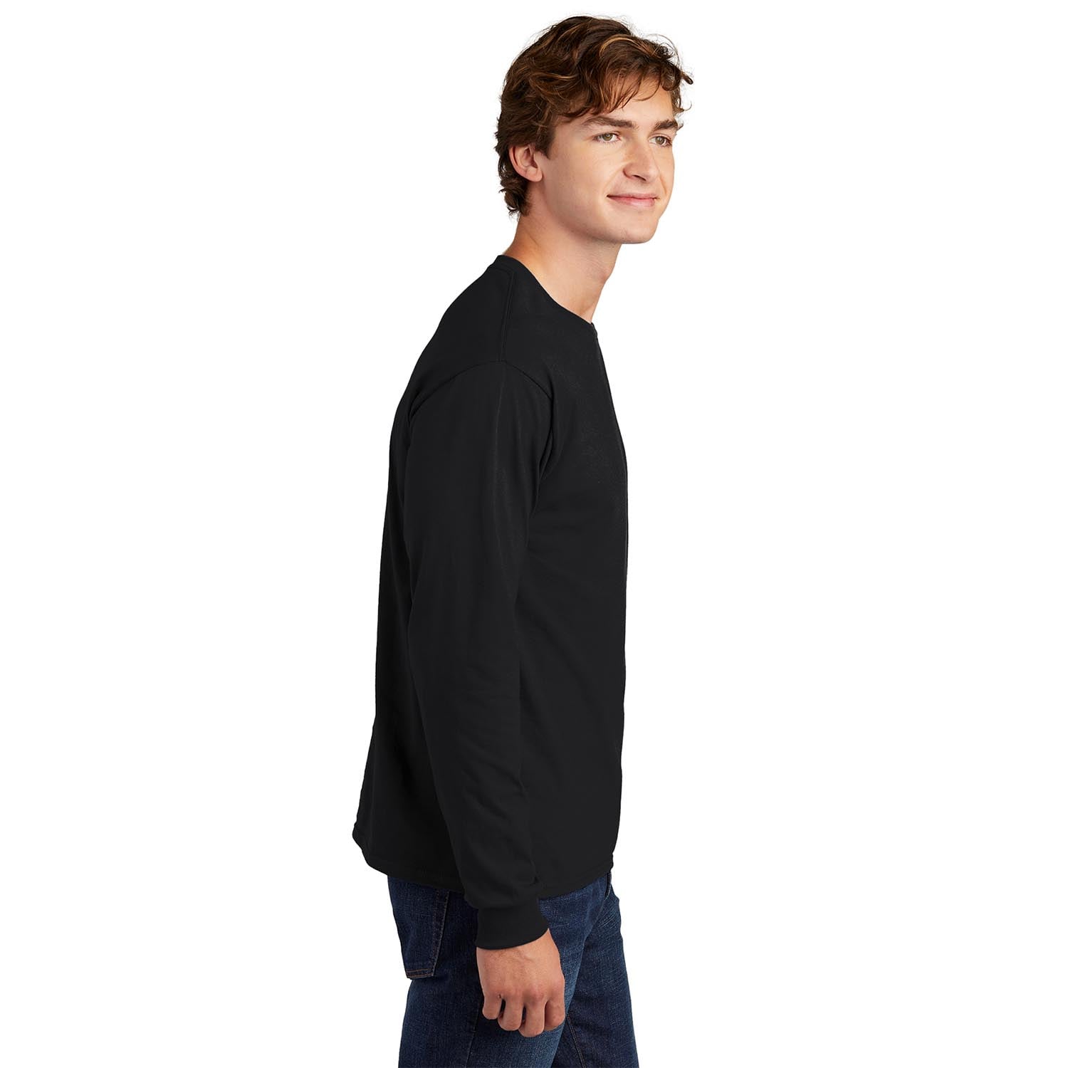 Hanes Essential-T Cotton Long Sleeve T-Shirt | Galls