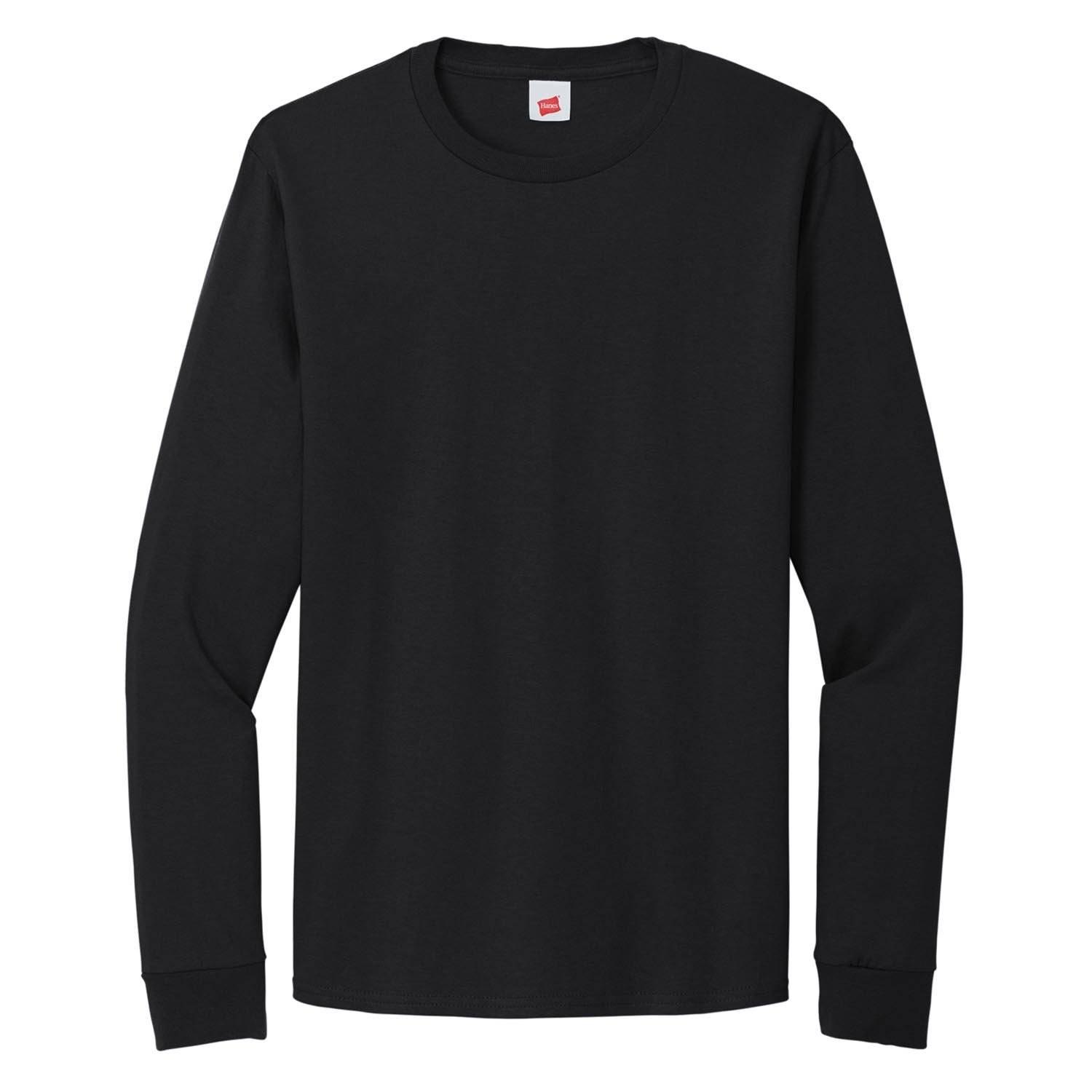 Hanes Essential-T Cotton Long Sleeve T-Shirt | Galls