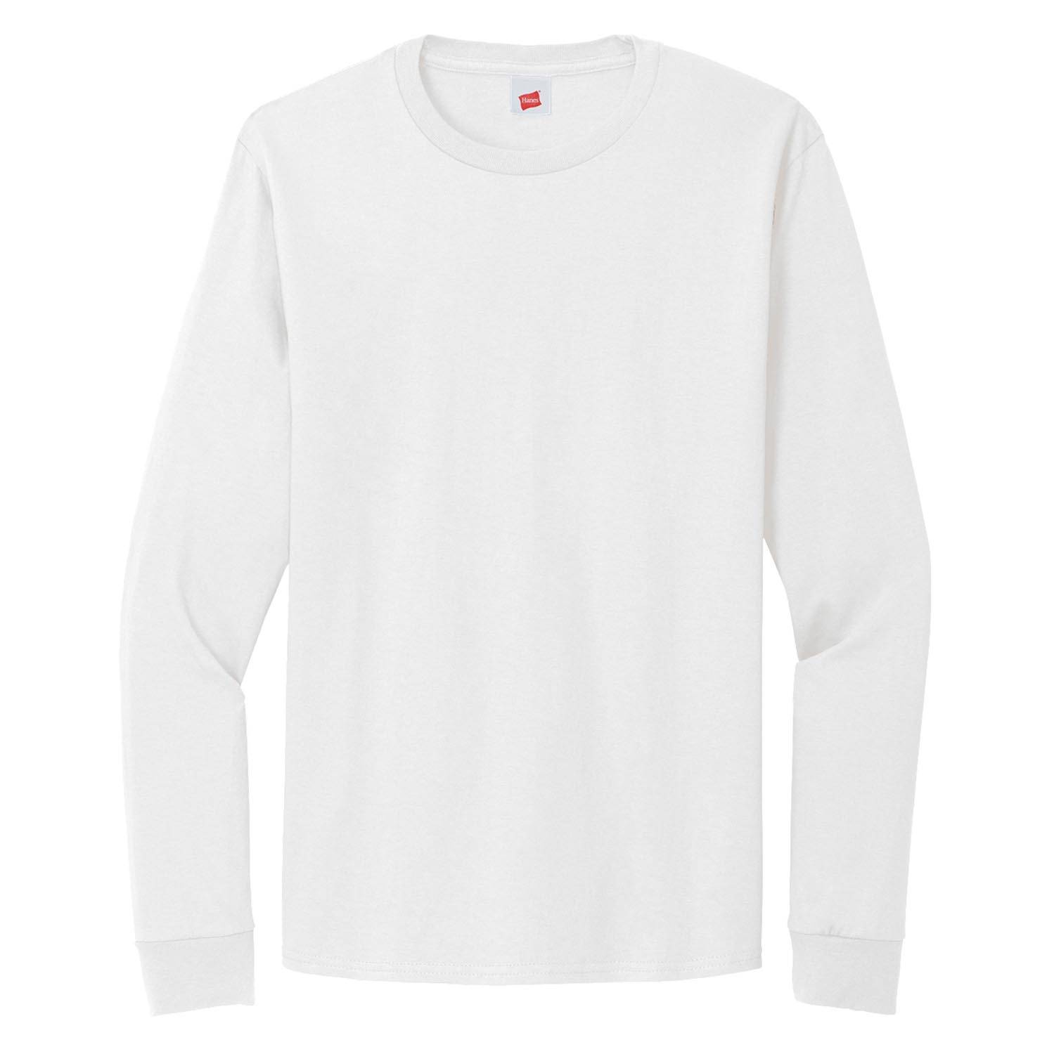 Hanes Essential-T Cotton Long Sleeve T-Shirt | Galls