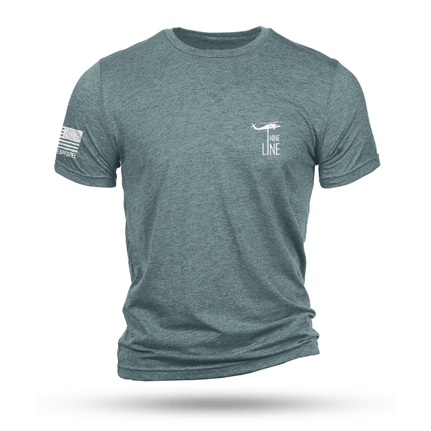 Nine Line American Flag Schematic T-Shirt | Galls