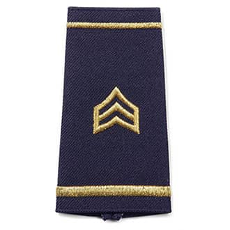 Eiseman-Ludmar Soft Shoulder Epaulets for Police Rank (Pairs