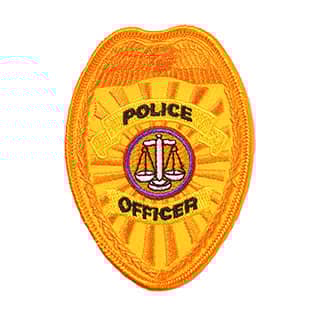 Penn Emblem Police Officer Badge Emblem (Standard Finish)