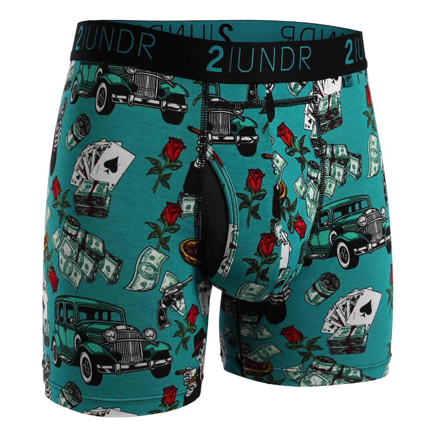 2UNDR Men's Swing Shift 6" Boxer Briefs, 2 Pack | Galls