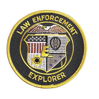 Hero's Pride Standard Law Enforcement Explorer Emblem