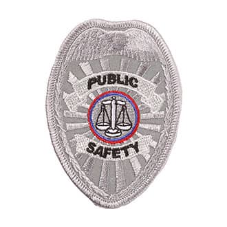 Penn Emblem Security Officer Badge Emblem (Reflective Finish