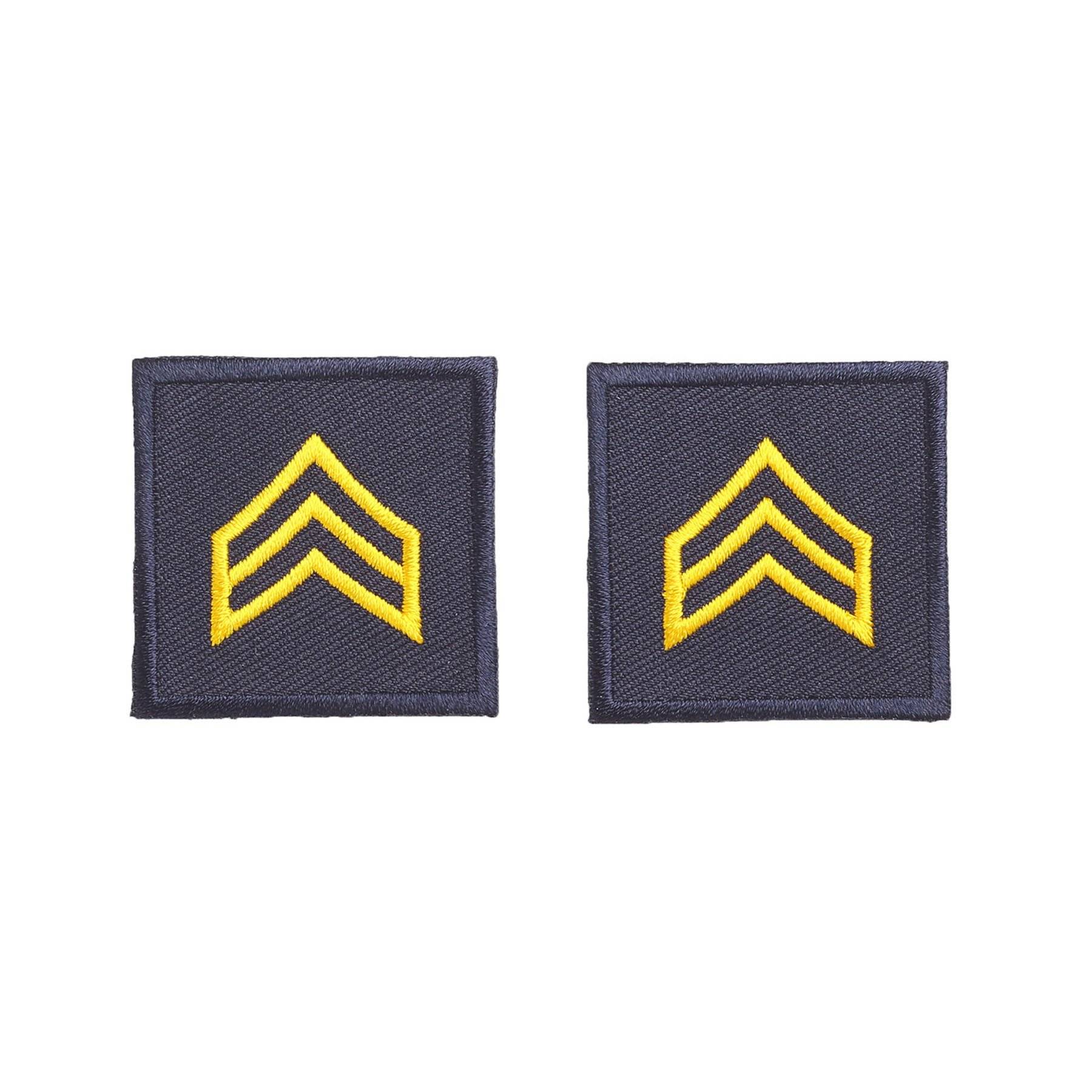 Hero's Pride Embroidered Rank 1-1/2" x 1-1/2"