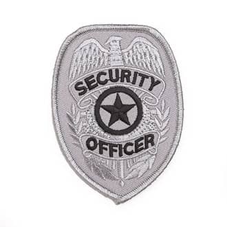 LawPro Security Officer Shield Patch Gold or Silver