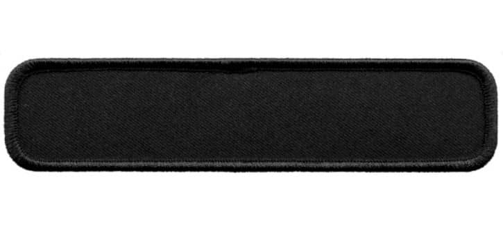 Hero's Pride Embroiderable Blank Rectangle 1" x 5"