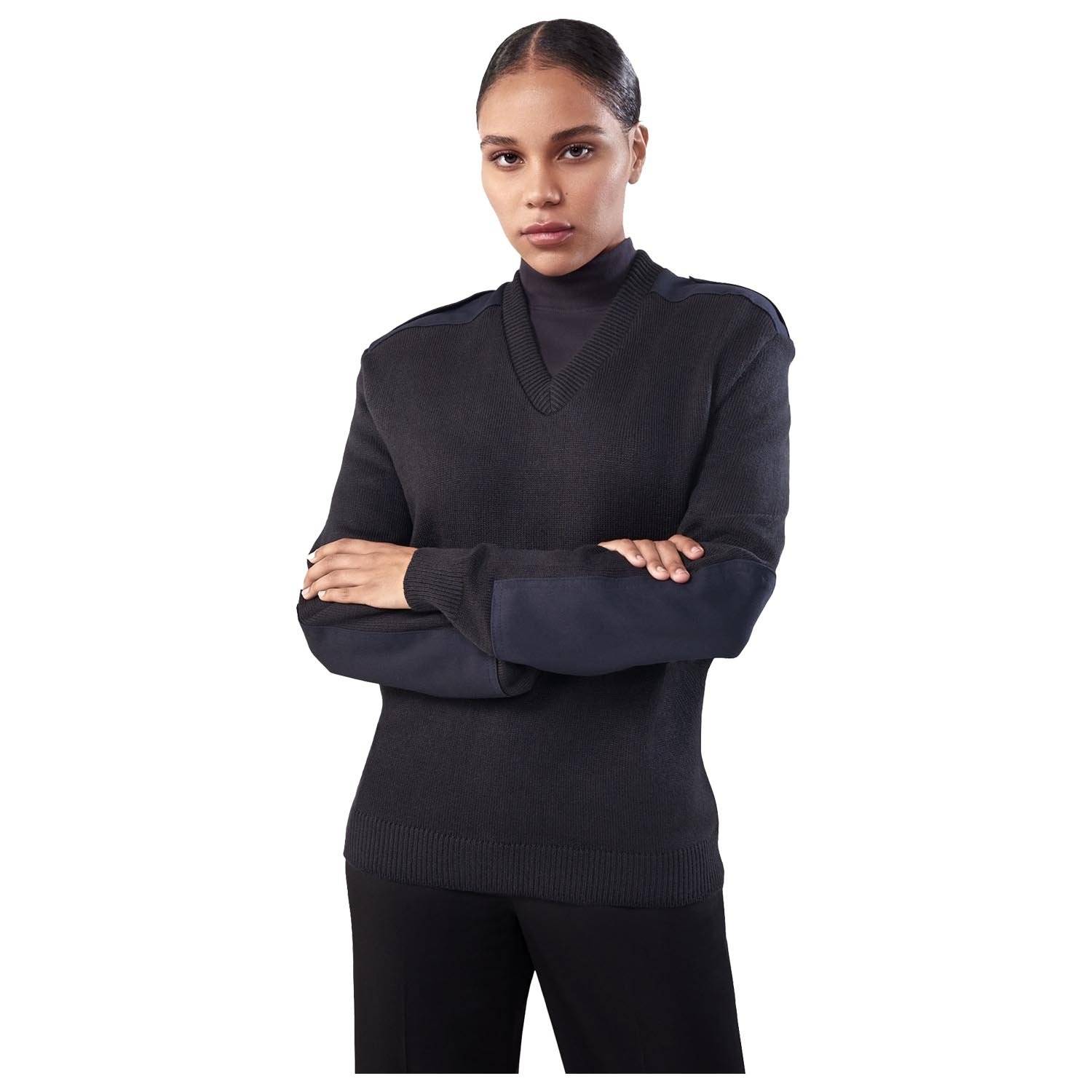 Cobmex Unisex V-Neck "Military" Sweater | Galls